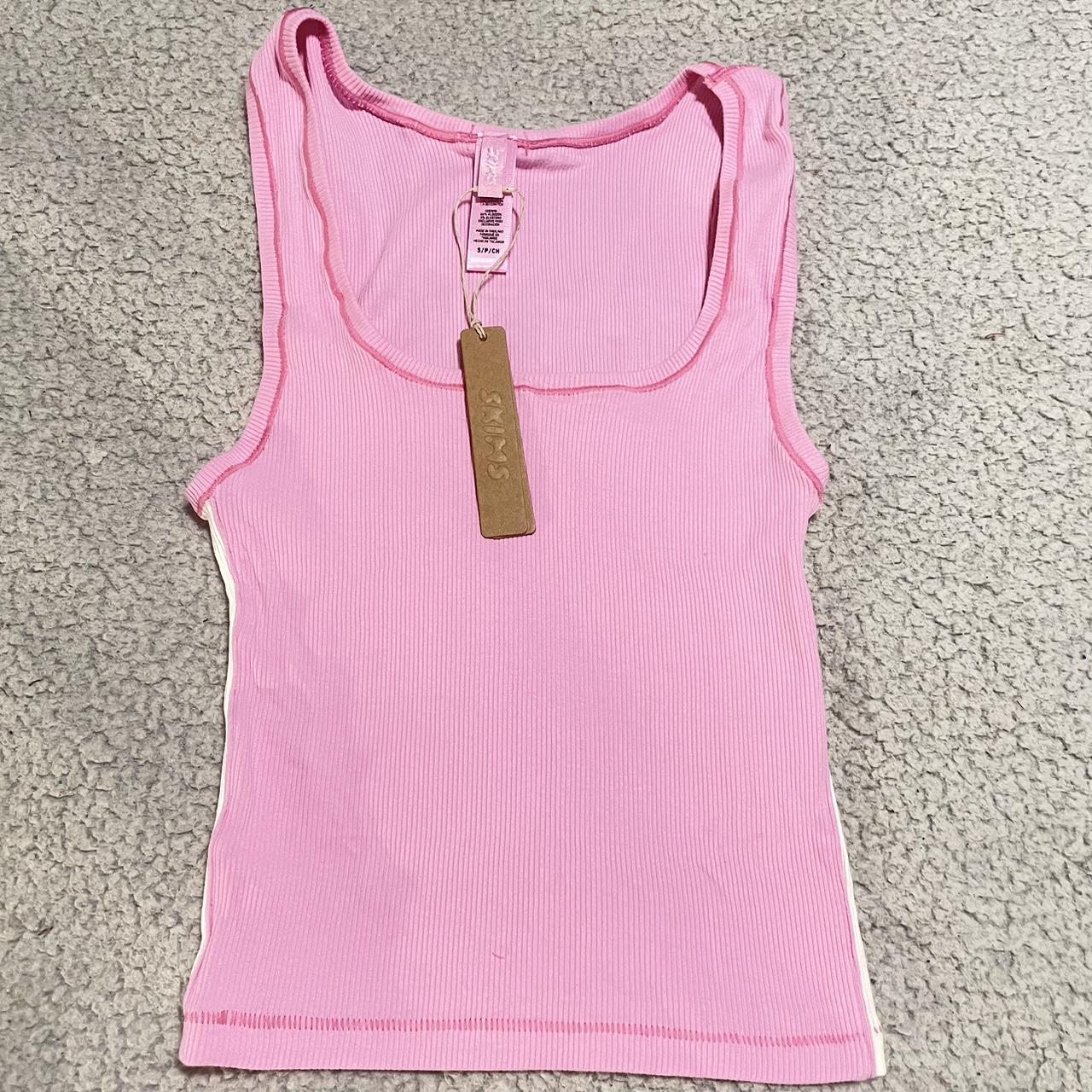 BNWT SKIMS cotton rib tank size: small #skims - Depop