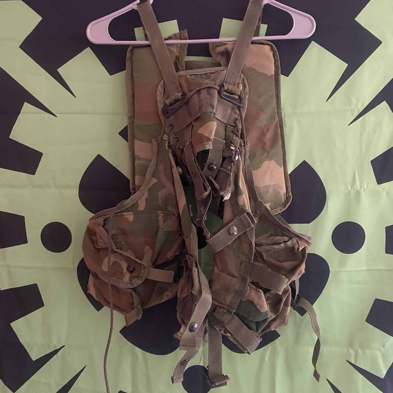 1980’s USGI load bearing tactical rig. Well worn as... - Depop