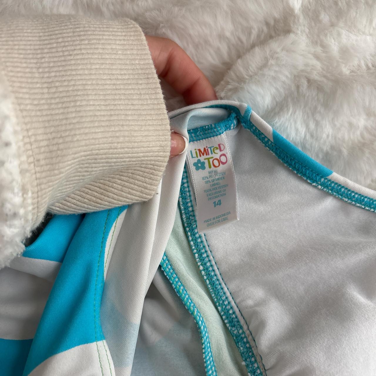 y2k limited too polka dotted tankini super cute... - Depop