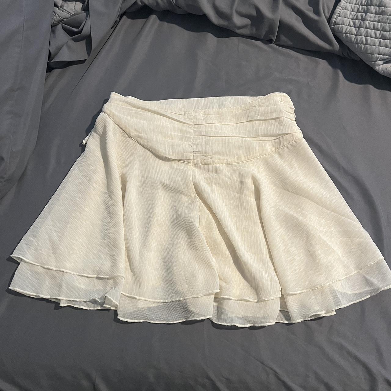 Aerie chiffon wrap skirt brand new with tags size... - Depop