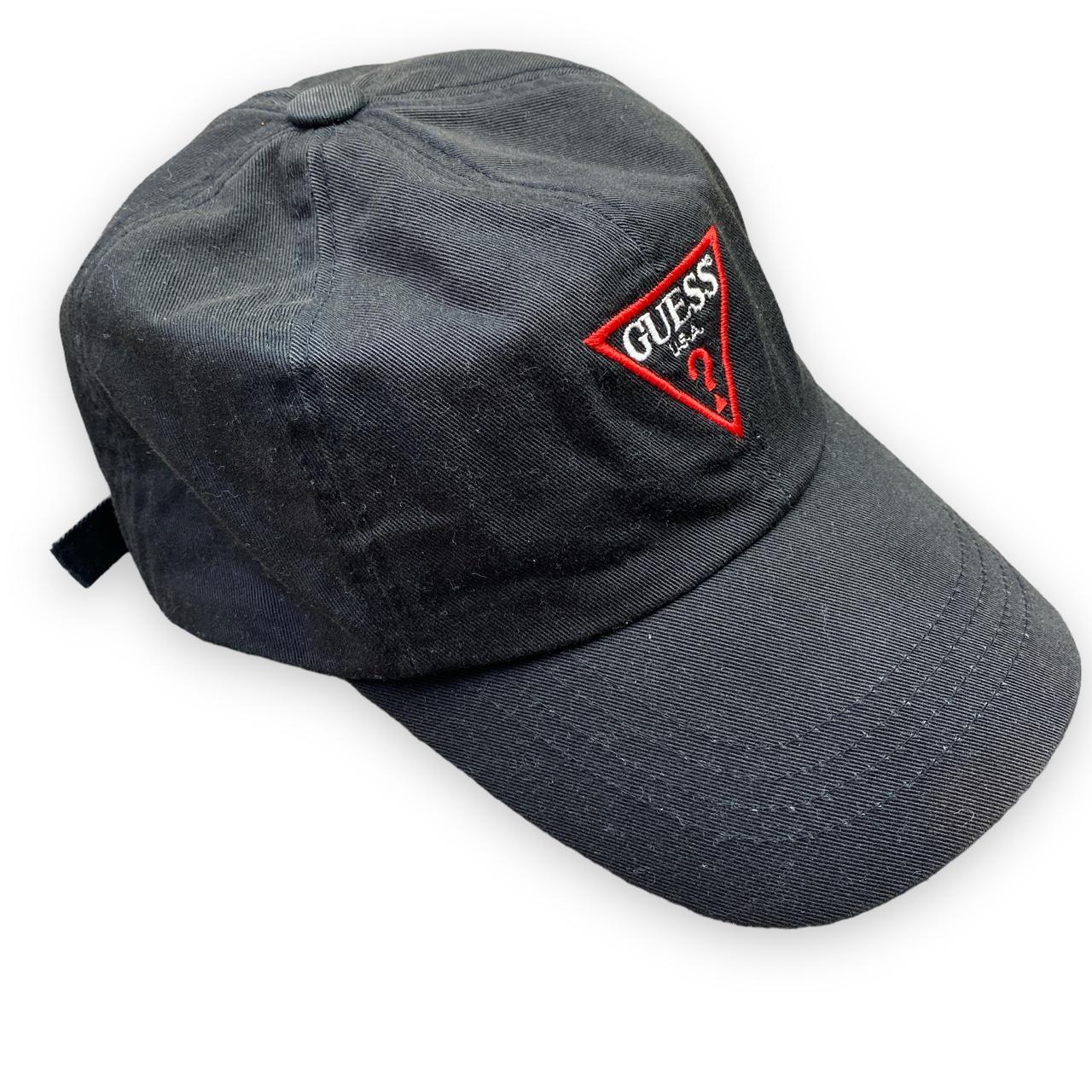 Men's Black and Red Hat | Depop