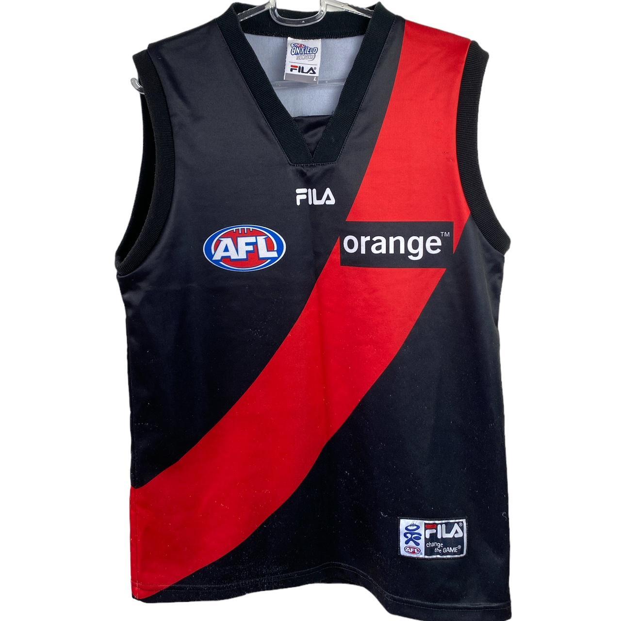Vintage early 00s AFL Essendon Bomber jersey W:... - Depop