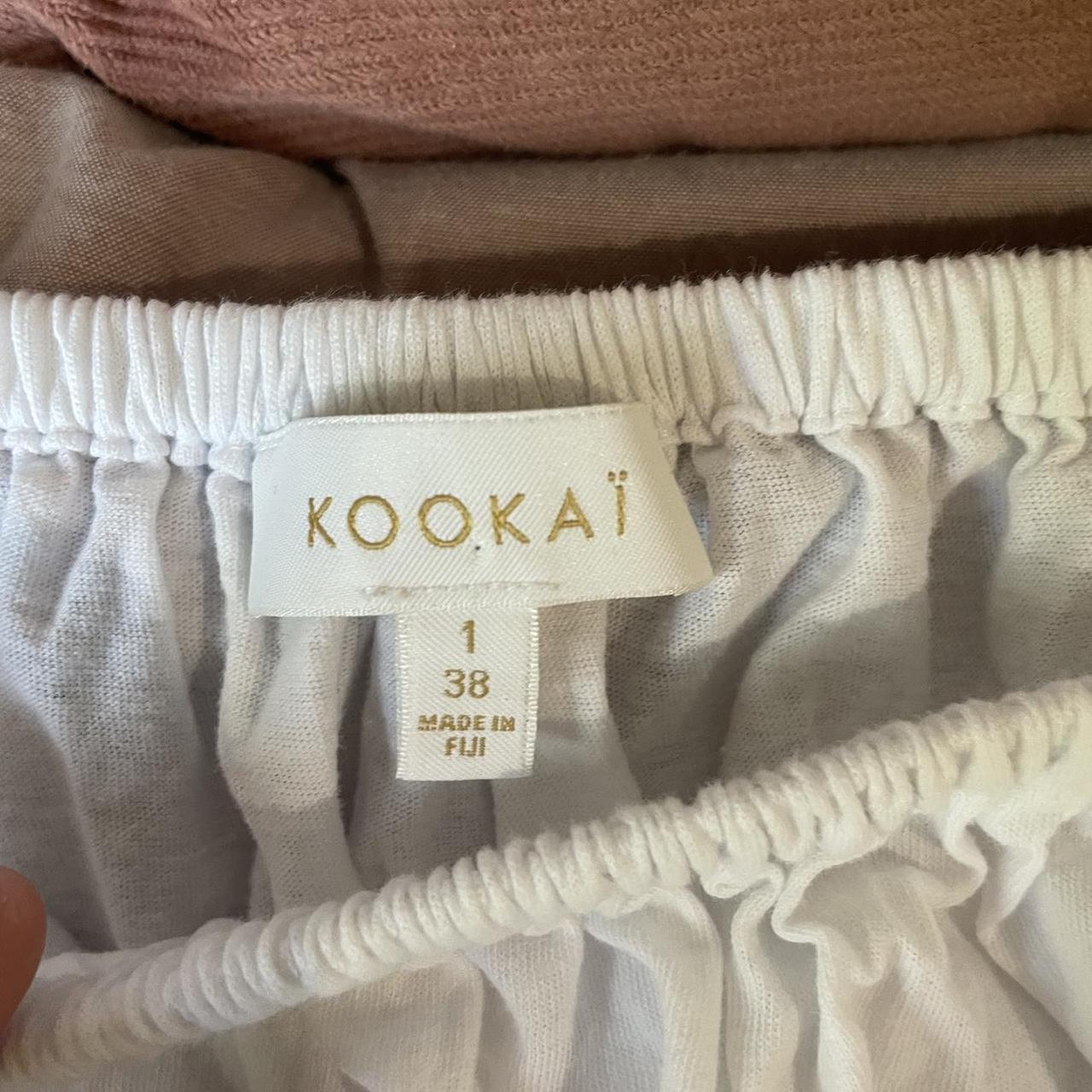 KOOKAÏ white off the shoulder top Worn twice just... - Depop
