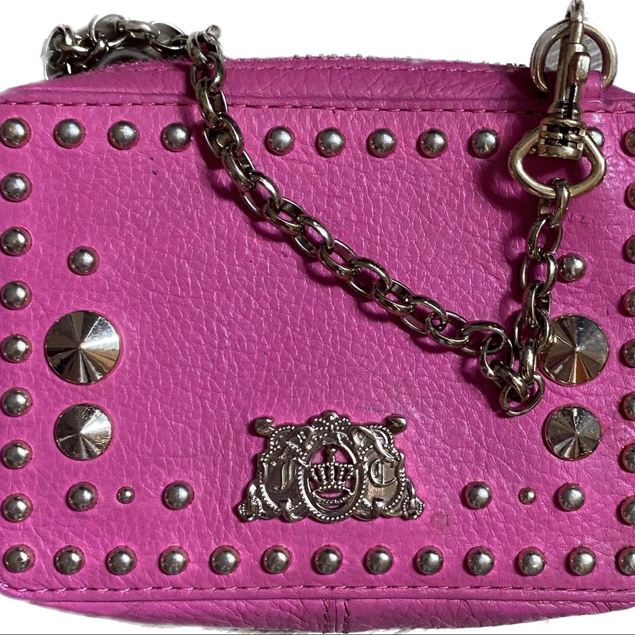 pink Juicy Couture chain wallet with no flaws or... - Depop