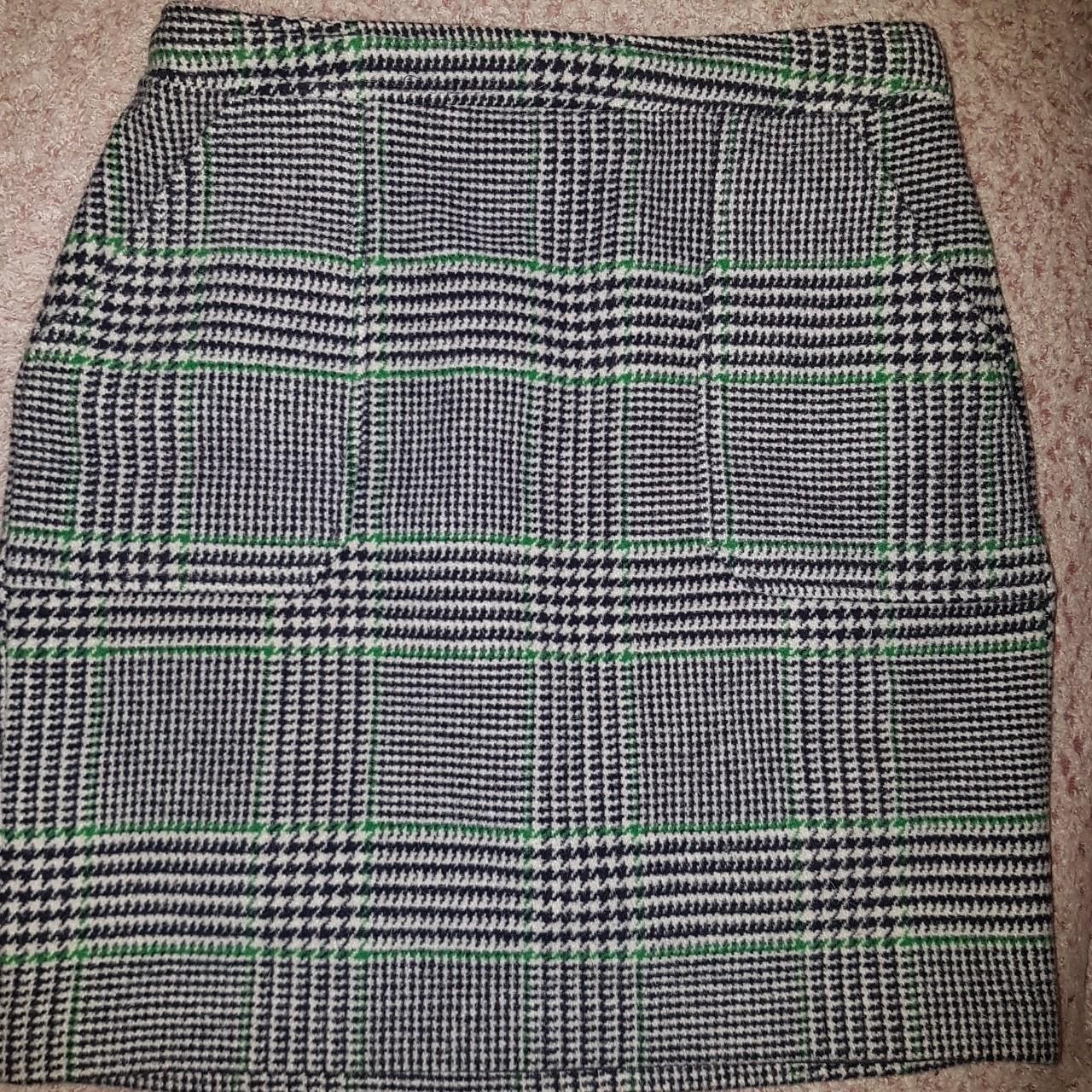 ARABELLA & ADDISON Houndstooth Wool Blend Pencil... - Depop