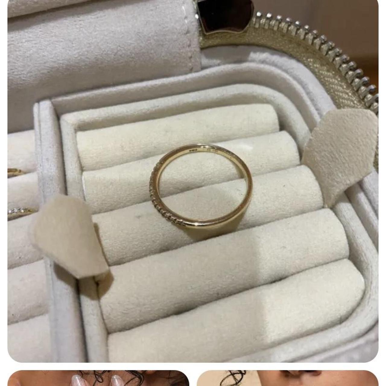 Mejuri 14k Solid Gold Diamonds Team Ring | Size 10... - Depop