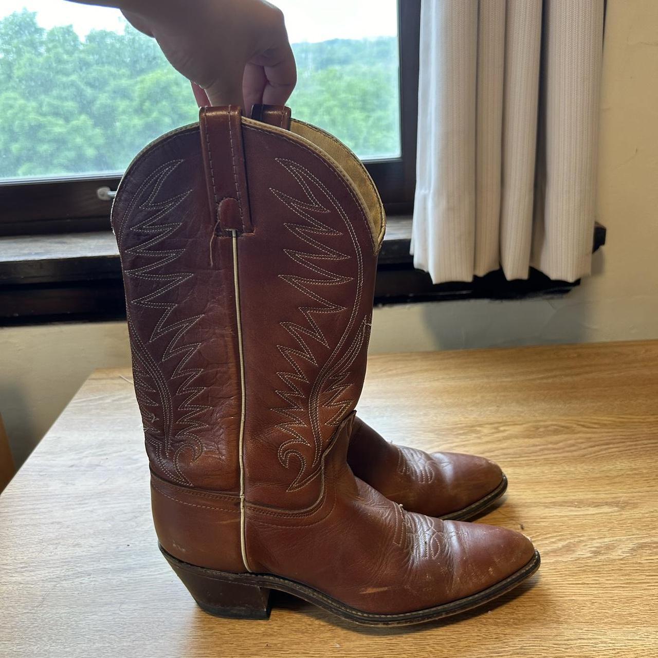 Vintage acme cowboy boots - Depop
