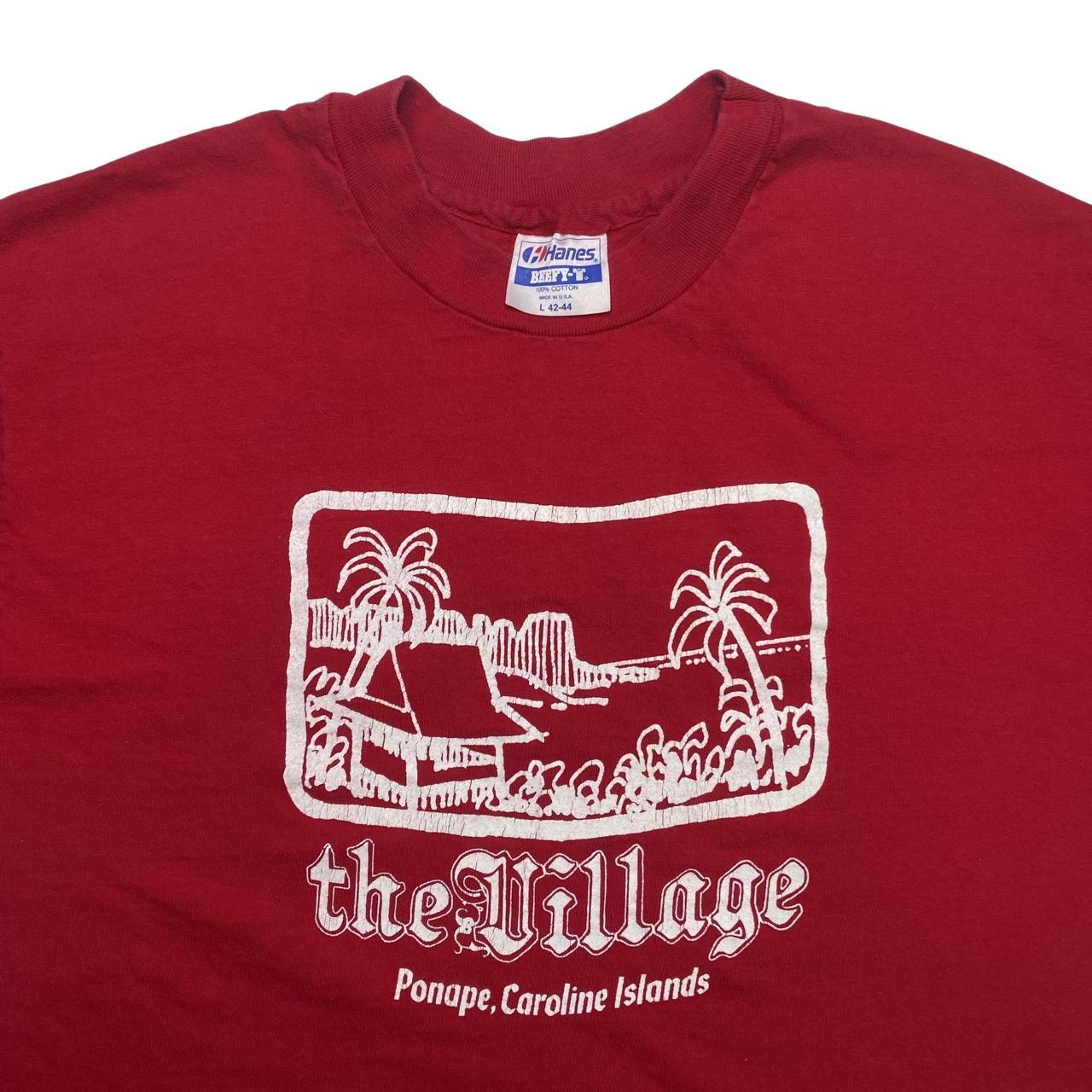 Vintage The Village x Ponape Caroline Islands shirt... - Depop