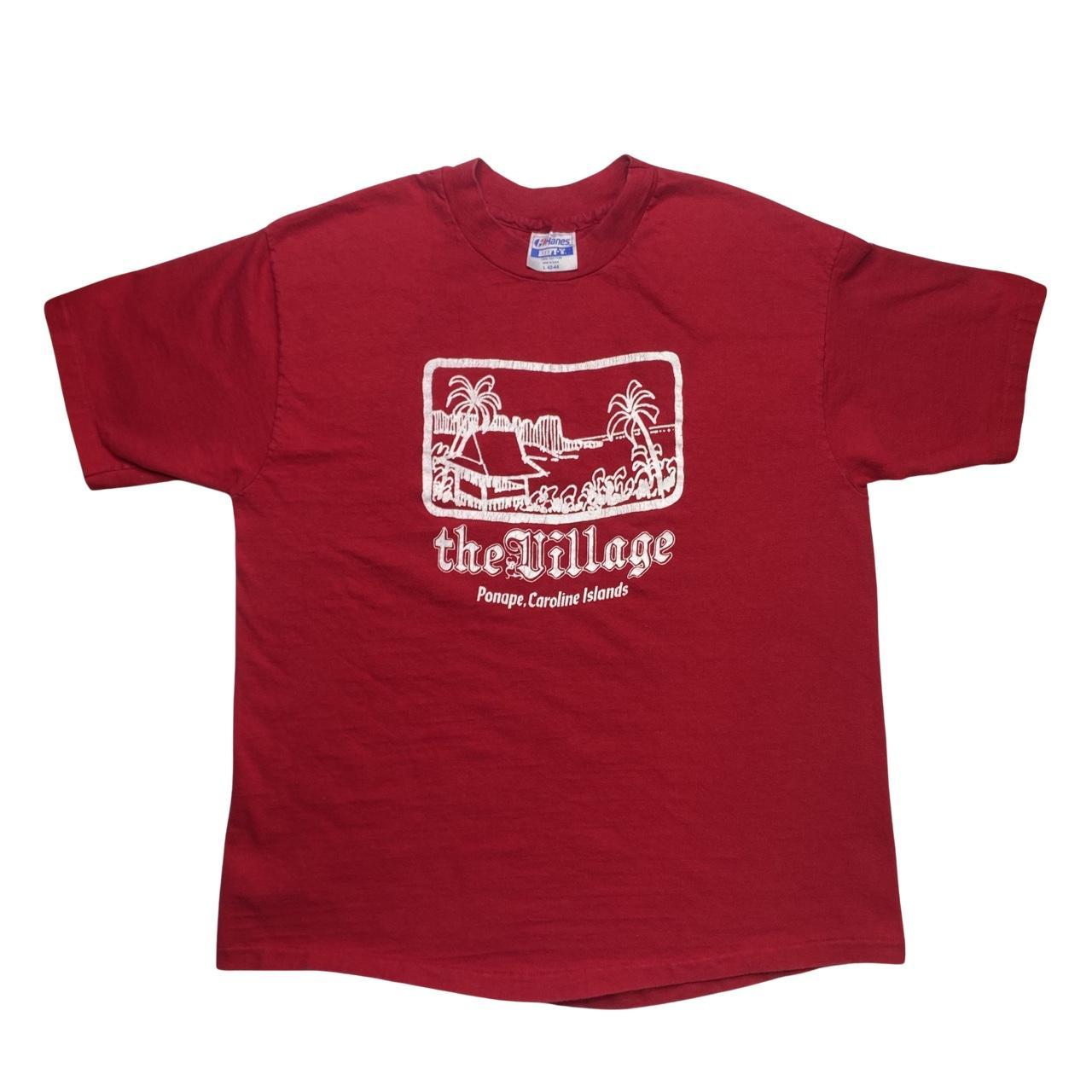 Vintage The Village x Ponape Caroline Islands shirt... | Depop