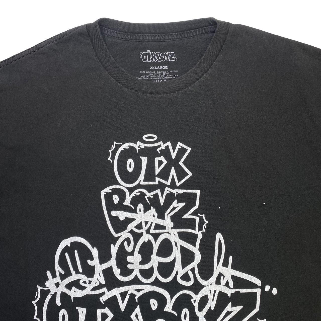OTX Boyz shirt Condition: good Faded Cracking to... - Depop
