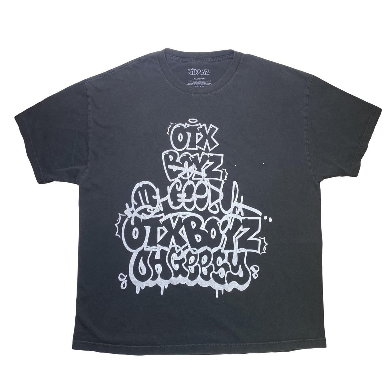 OTX Boyz shirt Condition: good Faded Cracking to... - Depop