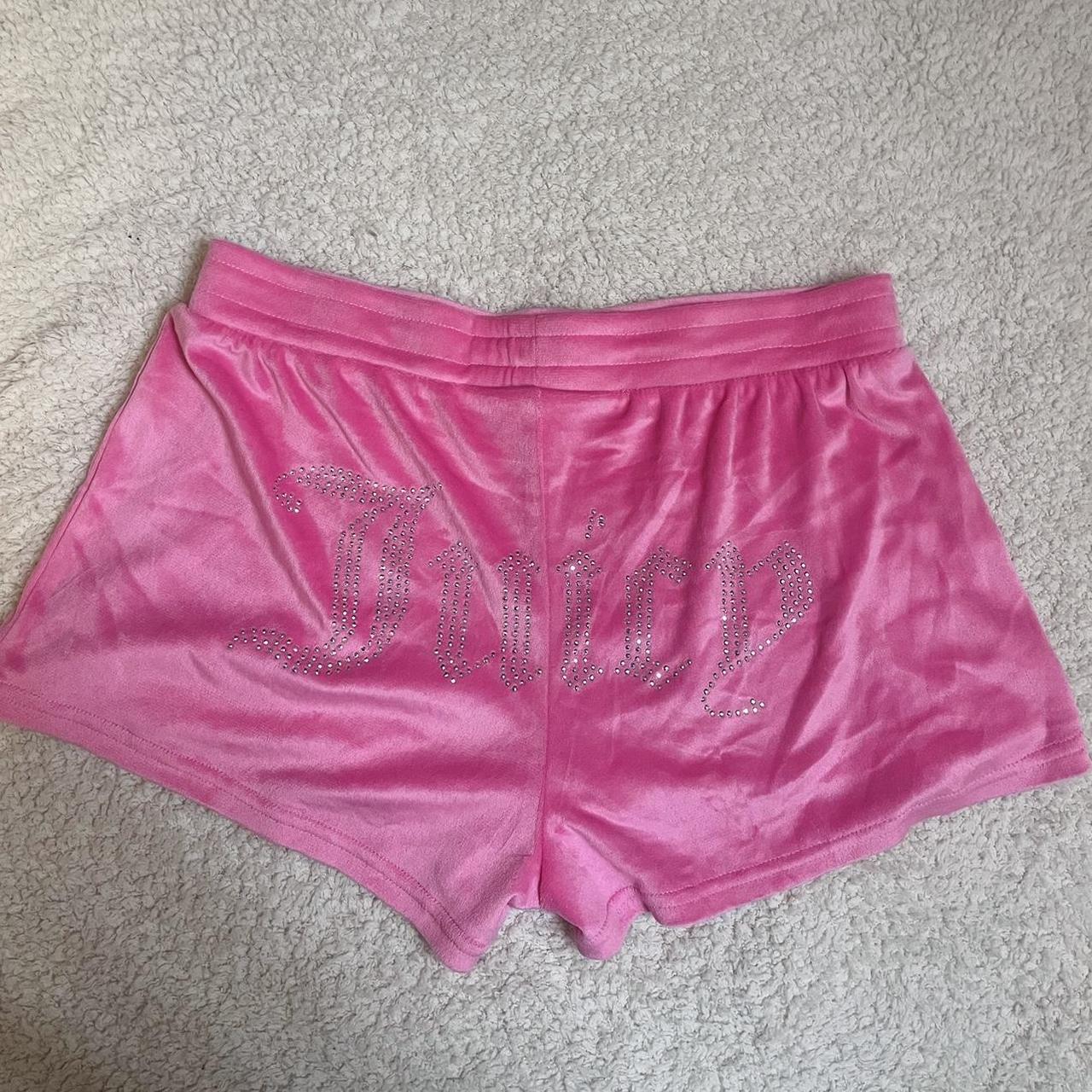 Juicy Couture Hot Pink Shorts Size S 🩷 Depop