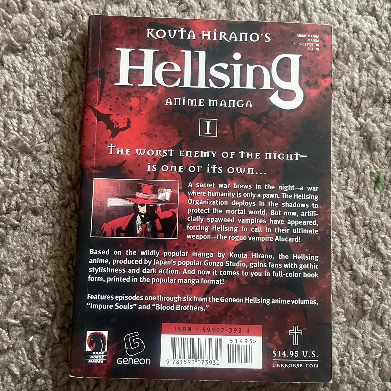 hellsing manga but with screenshots from the anime... - Depop
