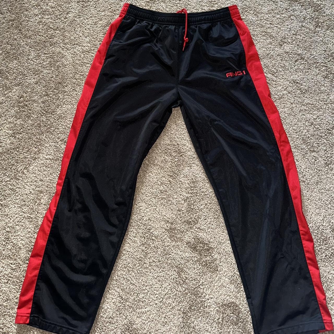 Y2K AND1 Sweatpants Stitching flaws shown in pics. Depop