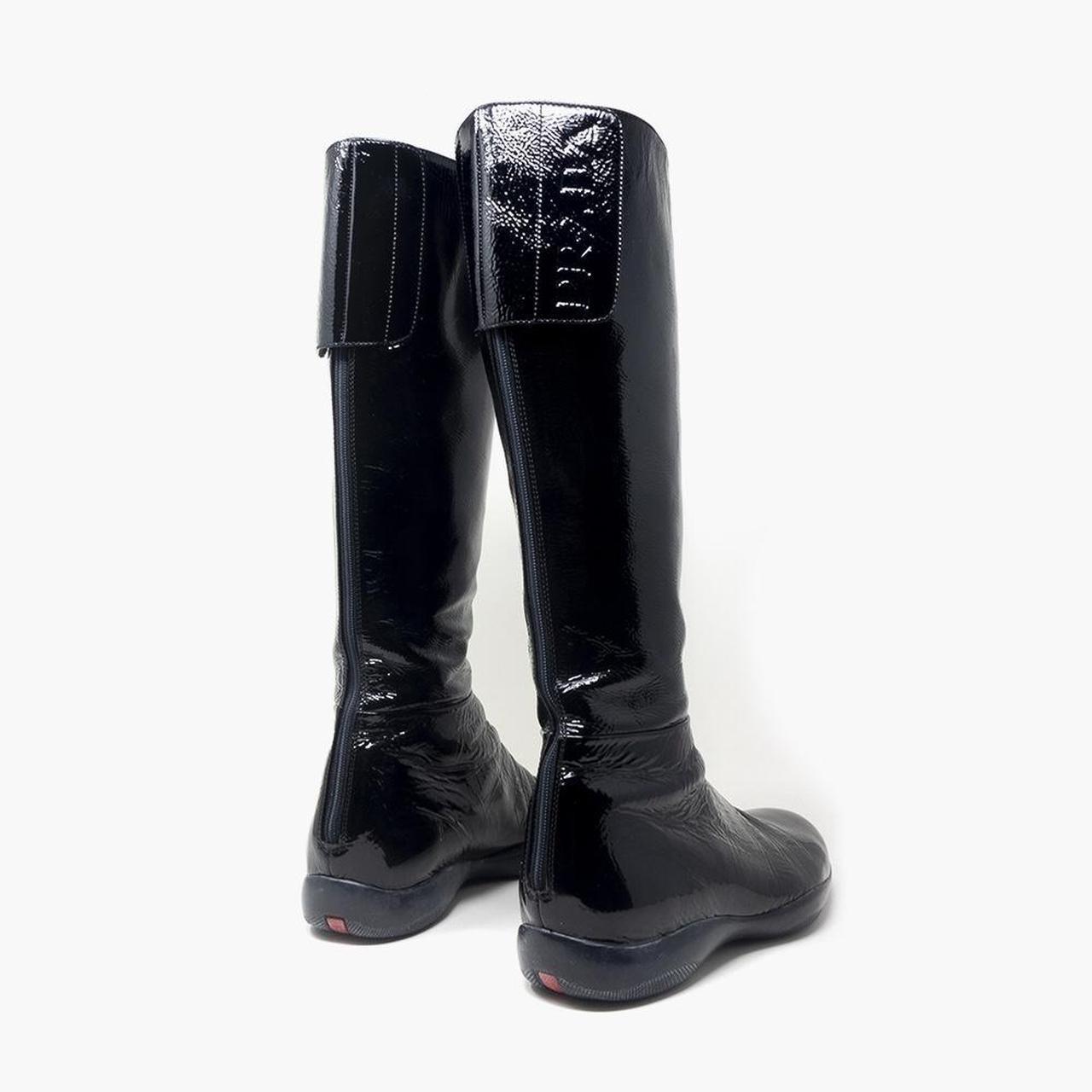 Prada Women's Black Boots | Depop
