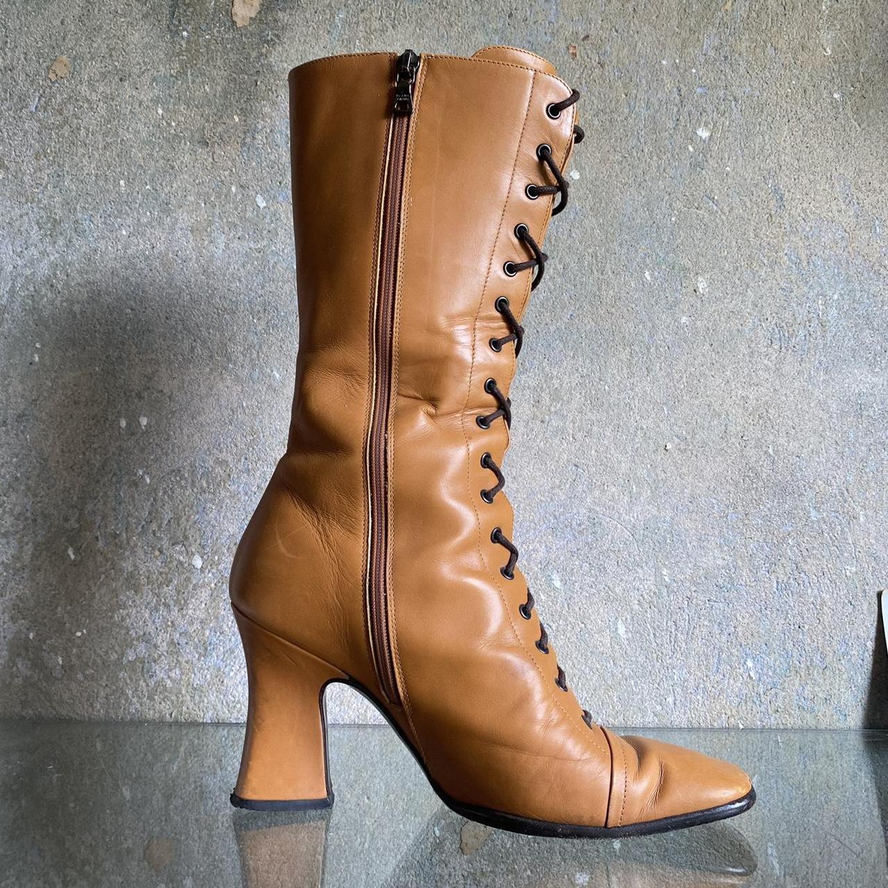 PRADA FW 2001 BOOTS Rare witchy Prada lace-up | Depop PRADA FW 2001 BOOTS Rare witchy Prada lace-up | Depop