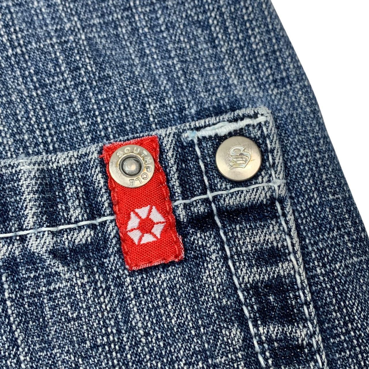 Southpole red tab vintage Y2K baggy wide leg faded... | Depop