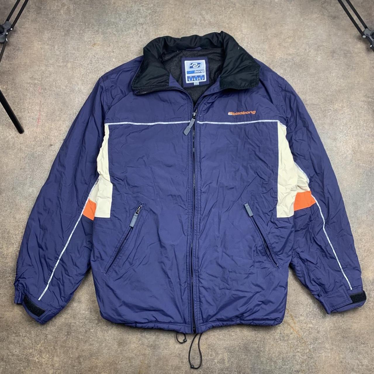 Billabong vintage 90s technical gorpcore navy blue... | Depop