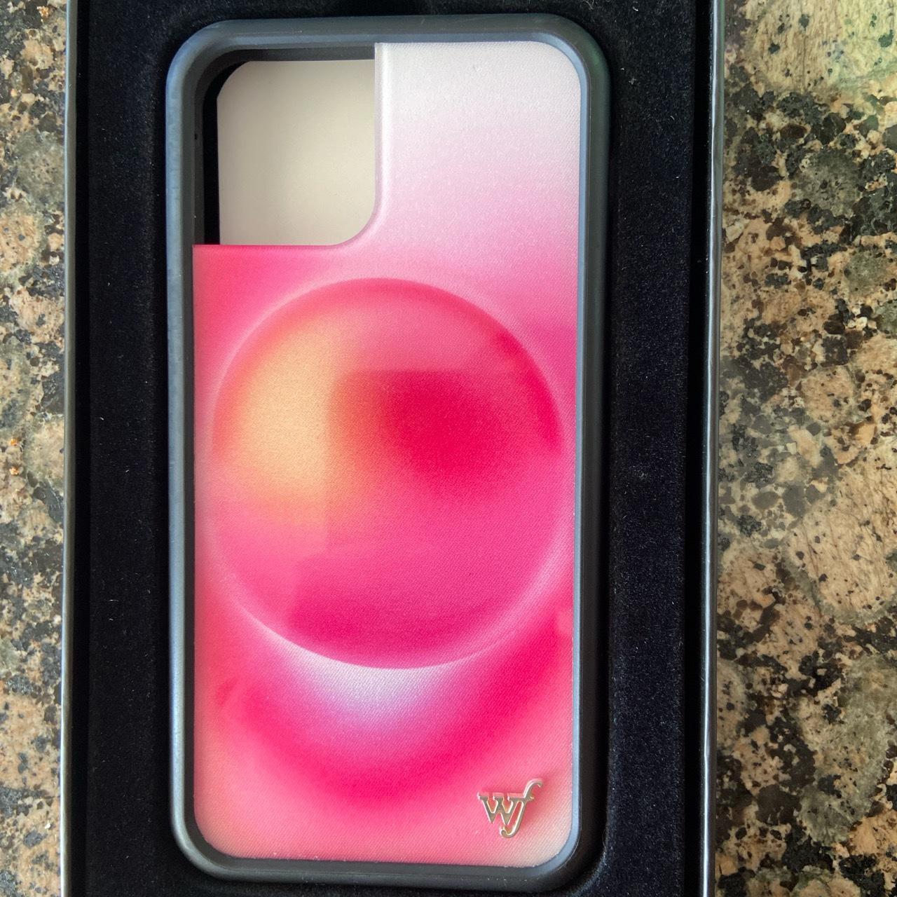 Super cute iPhone 11 Pro pink aura wildflower case!... - Depop