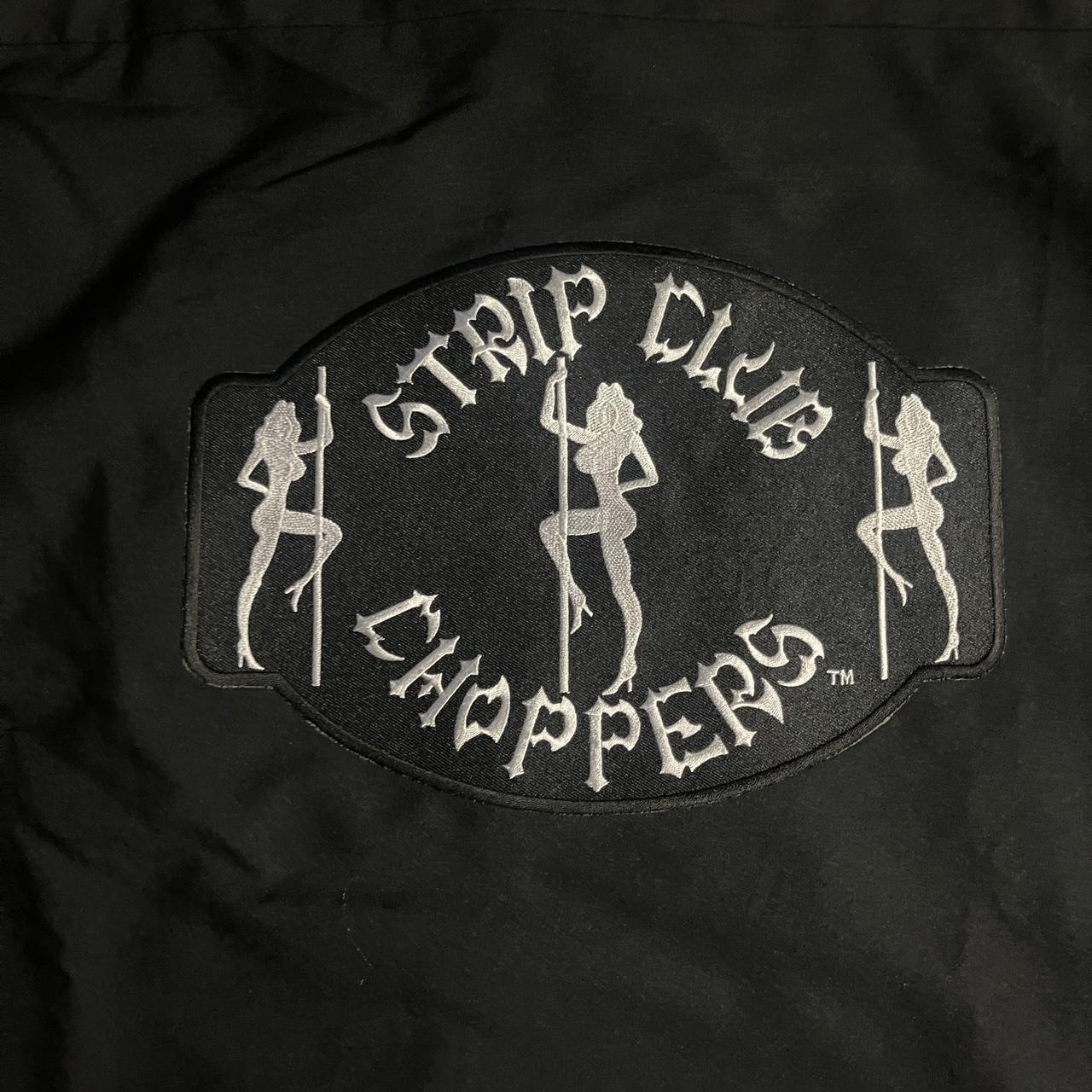 Y2K Style “Strip Club Choppers” Button Up Shirt size... - Depop