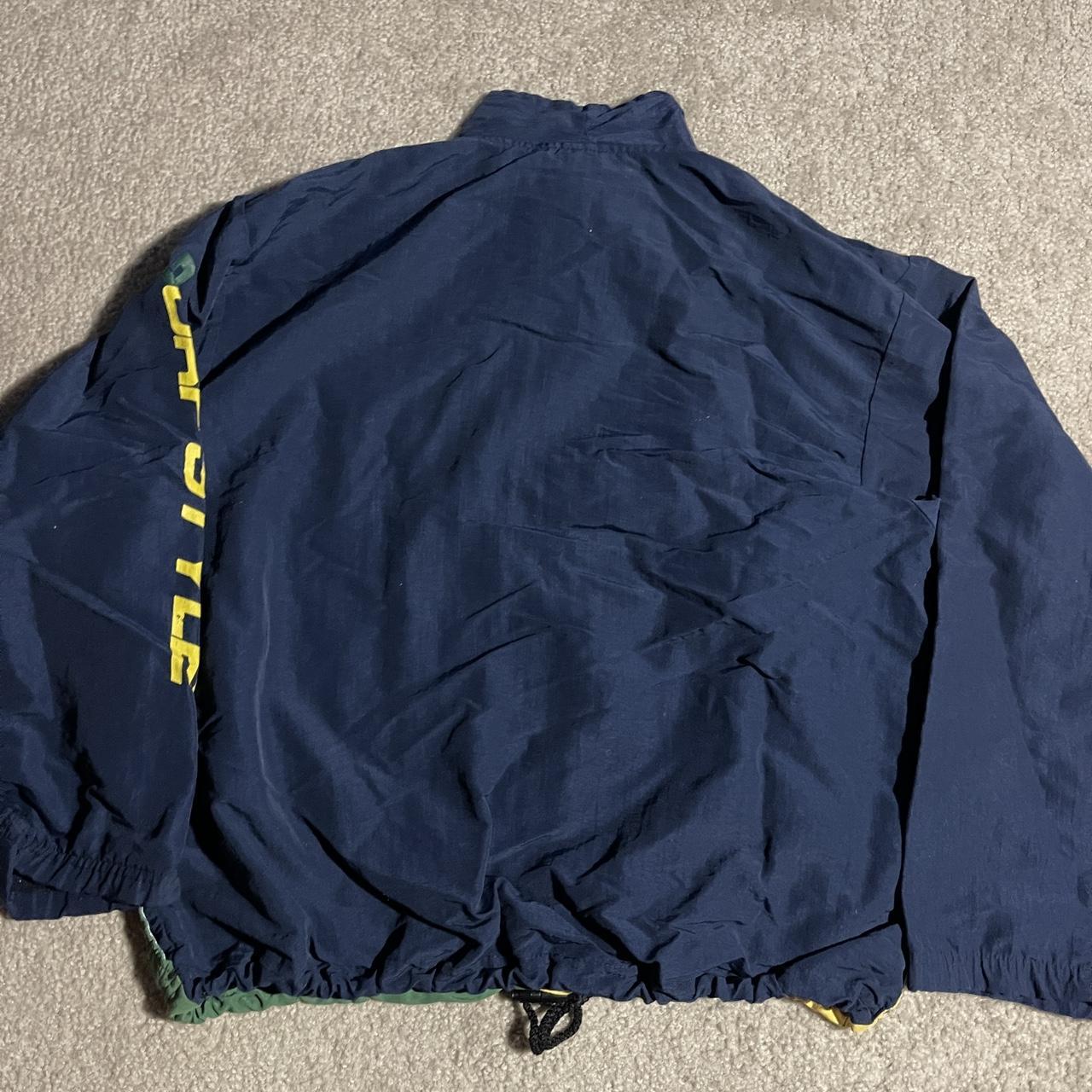 Vintage 90s Surf Style Jacket tagged size... - Depop