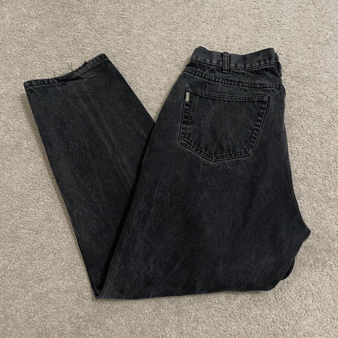 Vintage Y2K Merona Black Jeans size 36 x... - Depop