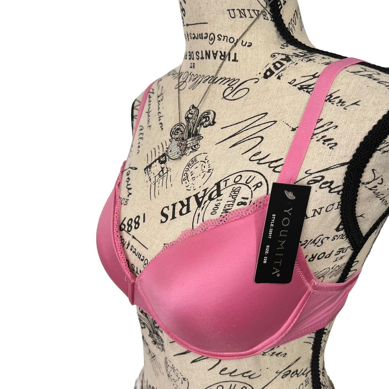 pink bra - size 32b - brand new w tags - Depop