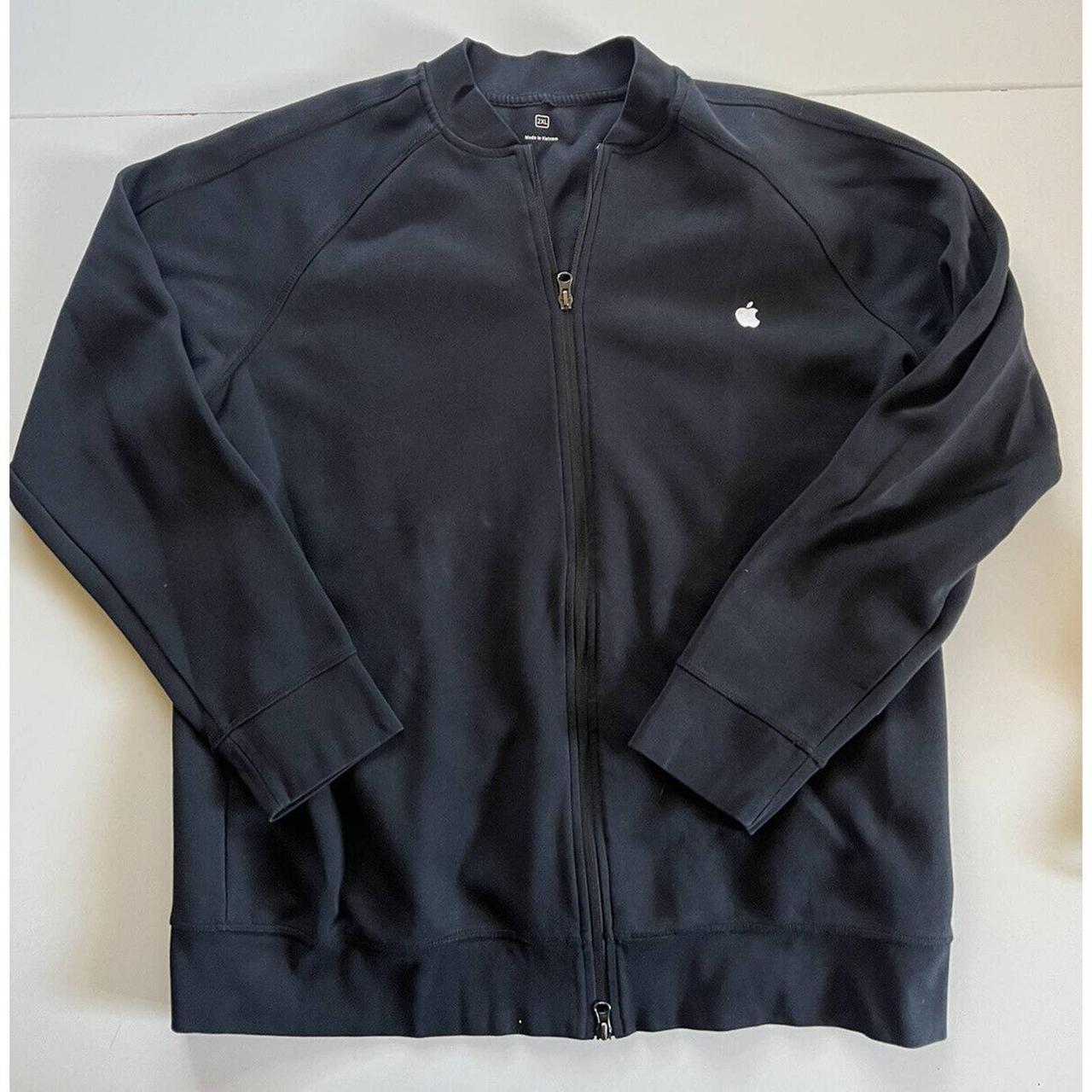 Apple Men's Black Jacket | Depop