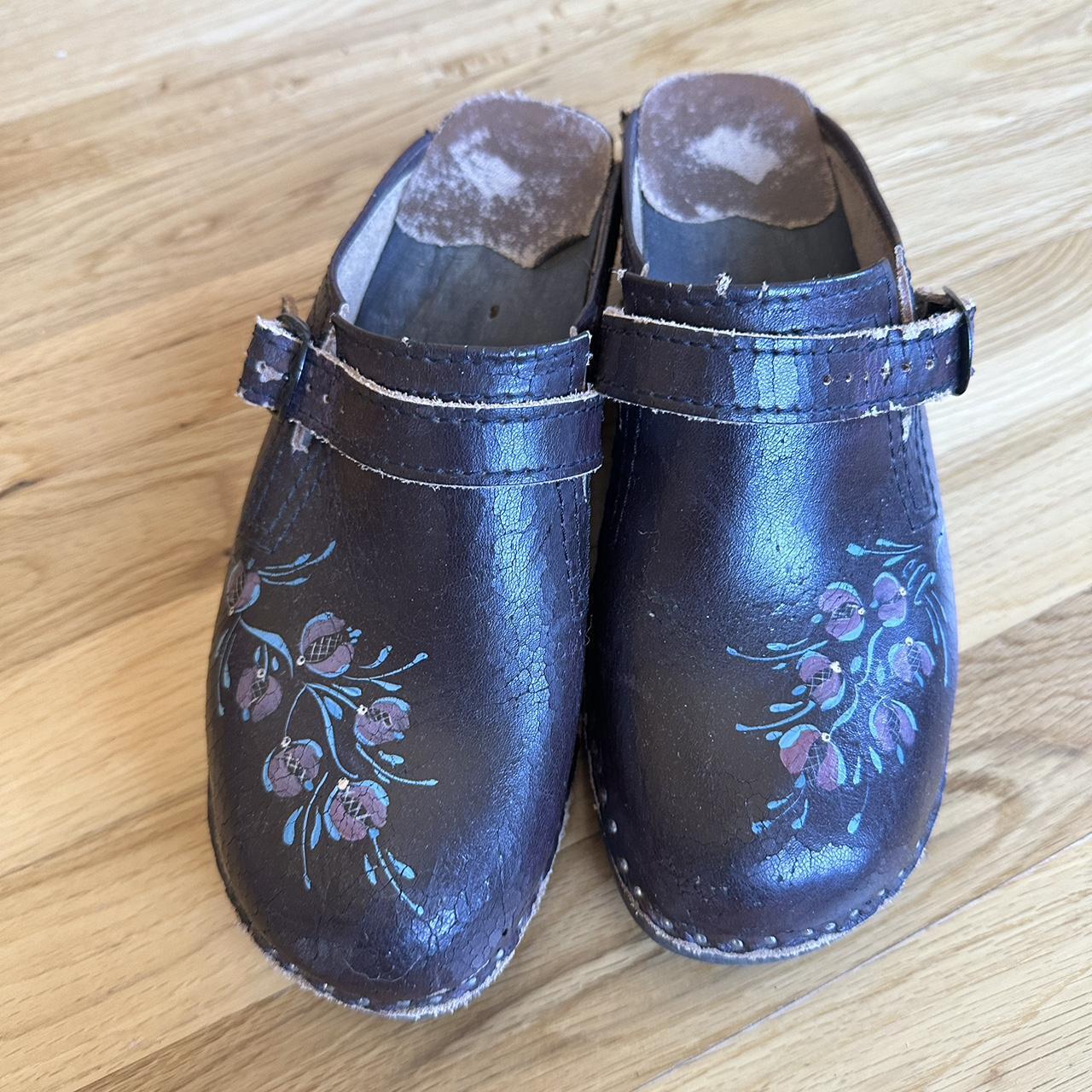 Bastad Swedish-made Clogs Scuffs and wear/tear. Size... - Depop