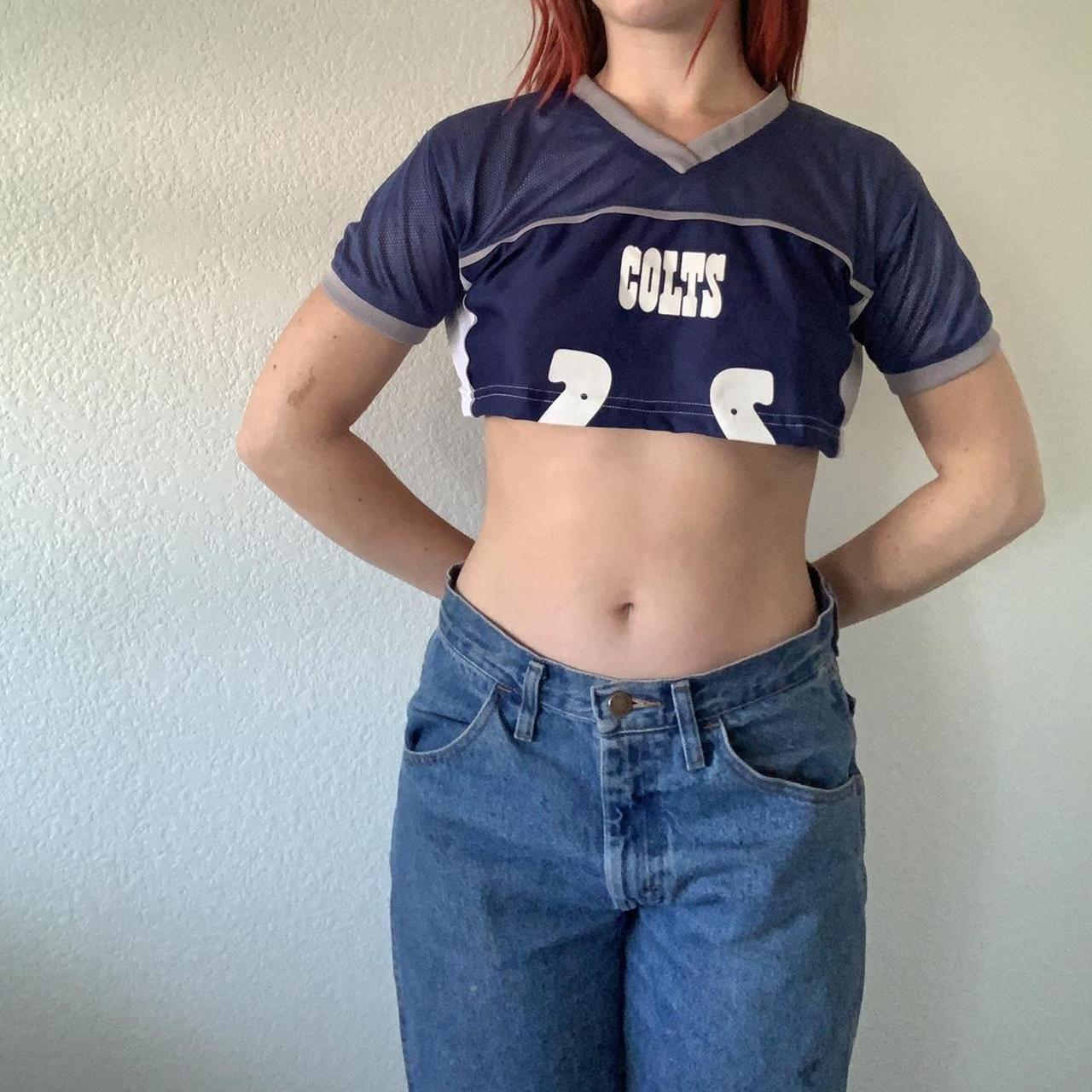 Cropped reversible cowboys jersey. I love this find 😭 - Depop