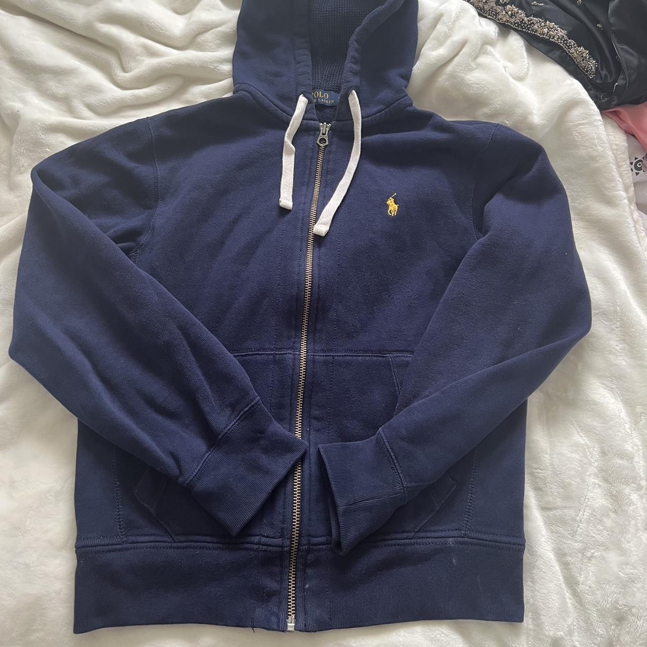 Polo Ralph Lauren navy blue jacket Size S Worn... - Depop