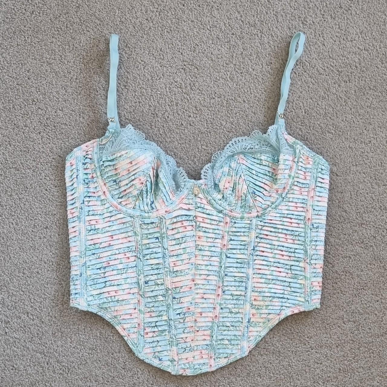 Bydee esme corset in manana Size small Worn... - Depop