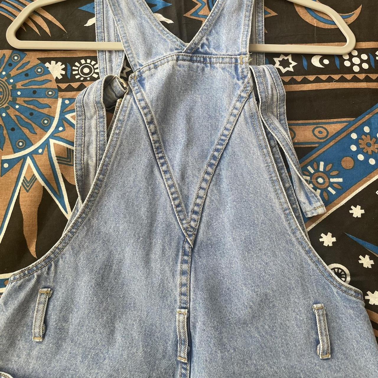 light blue denim overalls 90’s Contempo... - Depop