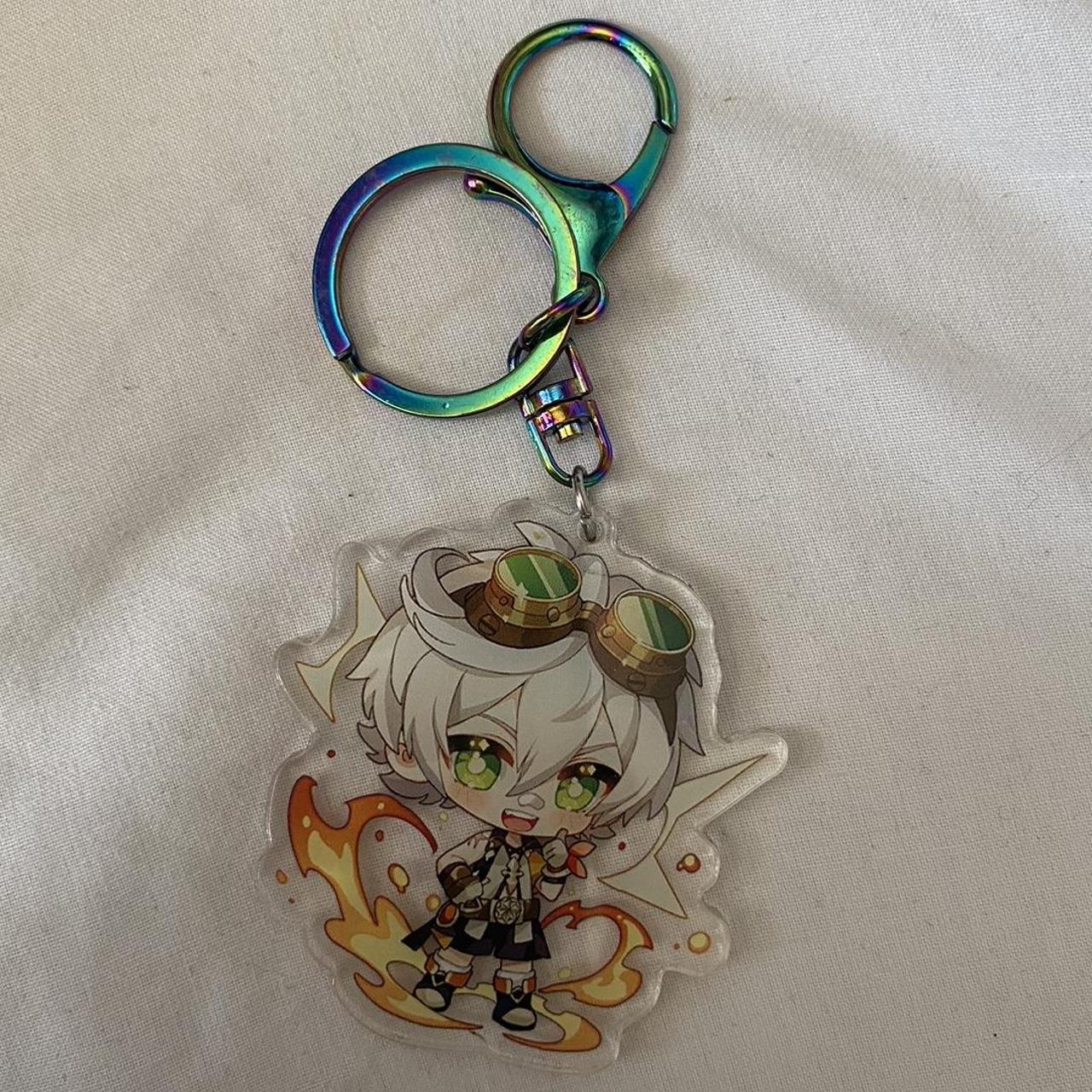 Genshin Impact Bennett acrylic keychain Bought from... - Depop
