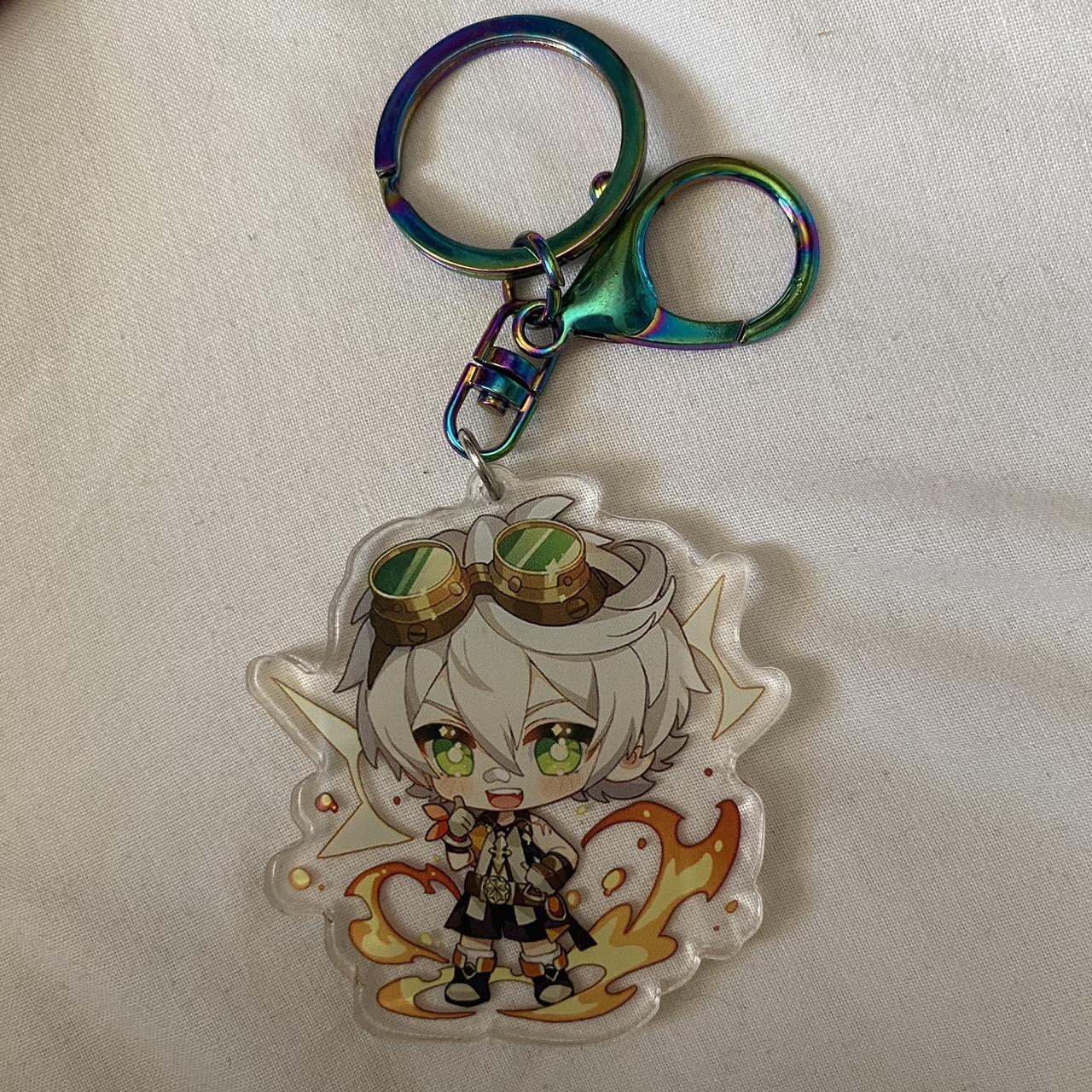 Genshin Impact Bennett acrylic keychain Bought from... - Depop