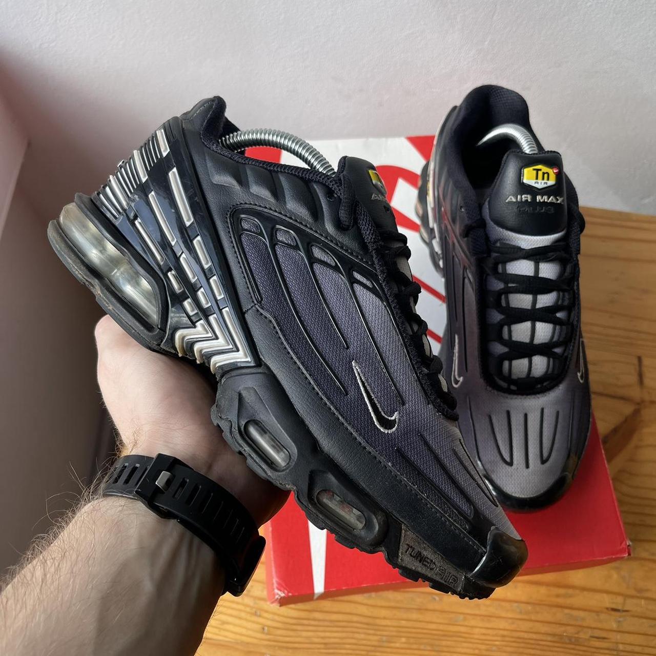 Nike TN 3 Air Max Plus 3 Wolf Grey / Black UK... - Depop