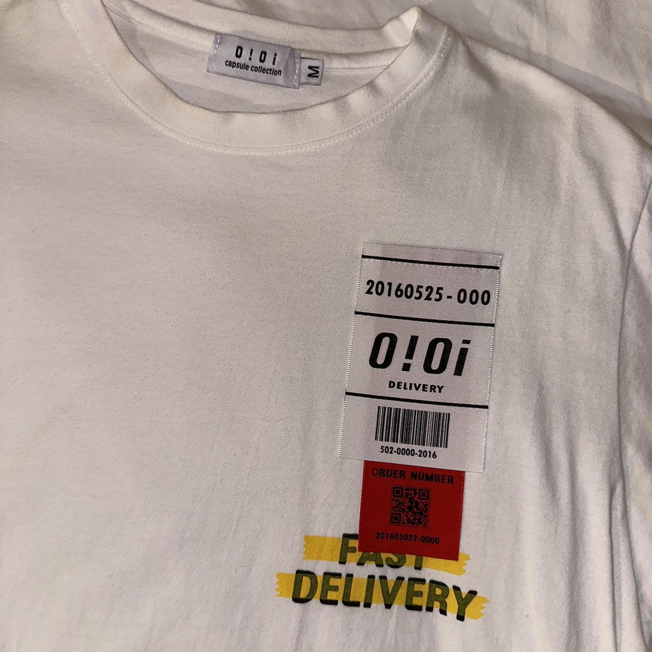OIOI (o!oi) capsule collection delivery tag white... - Depop
