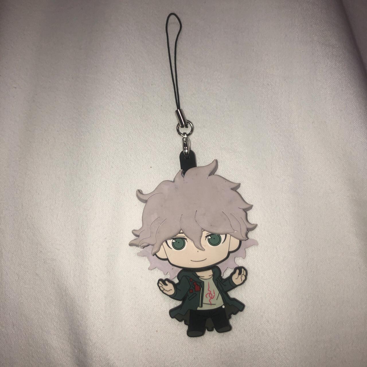 Rare Danganronpa 2 nagito komaeda keychain strap... - Depop