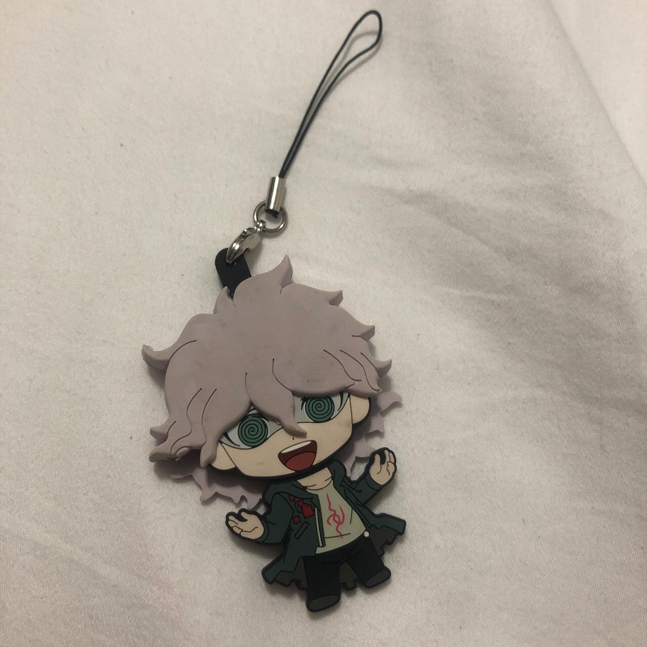 Rare Danganronpa 2 nagito komaeda keychain strap... - Depop
