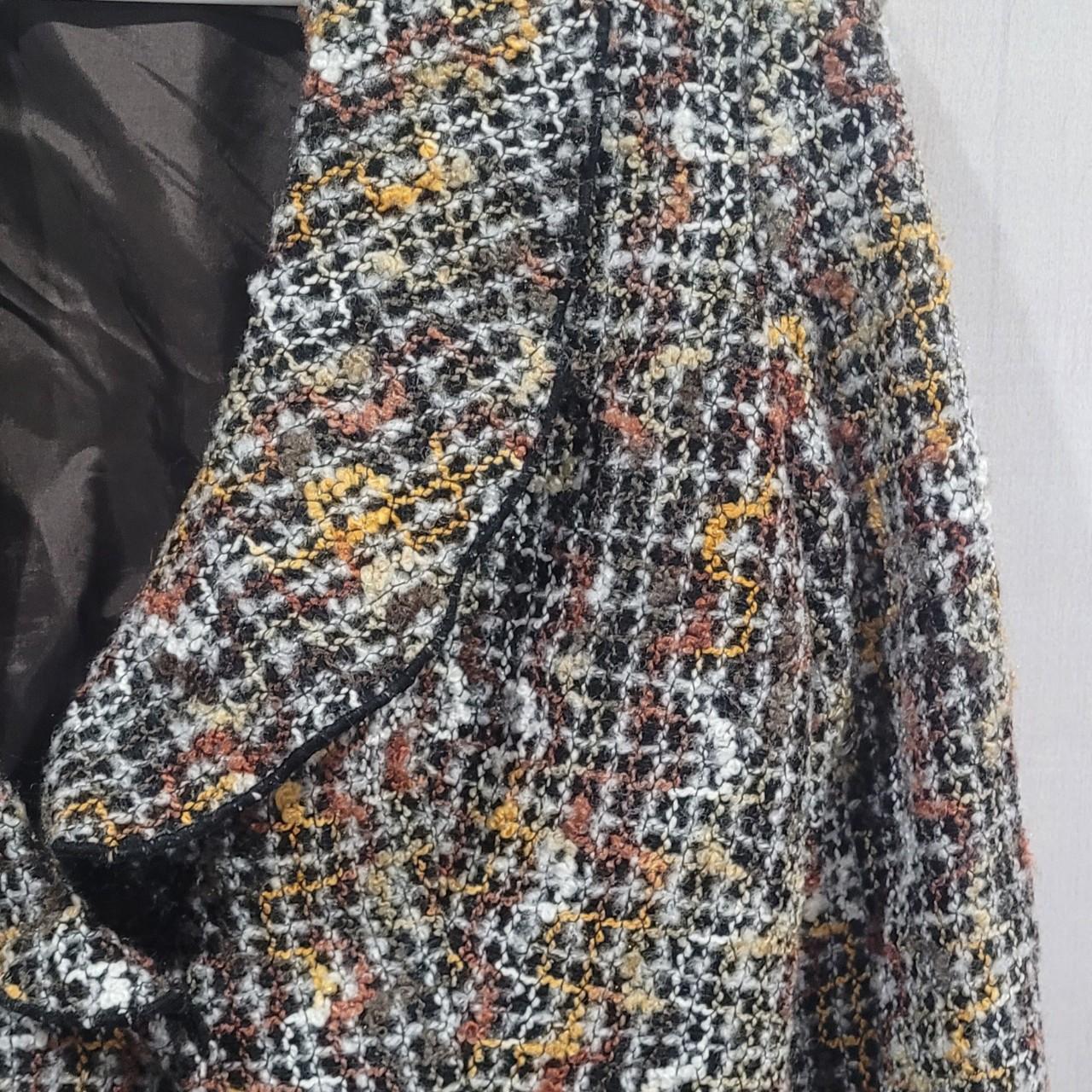 Insight tweed wool fitted blazer Cute colorful... - Depop