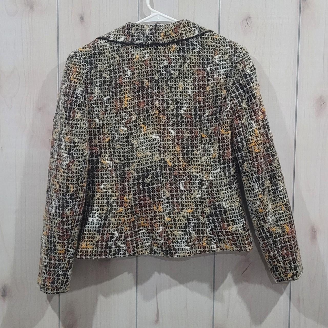 Insight tweed wool fitted blazer Cute colorful... - Depop