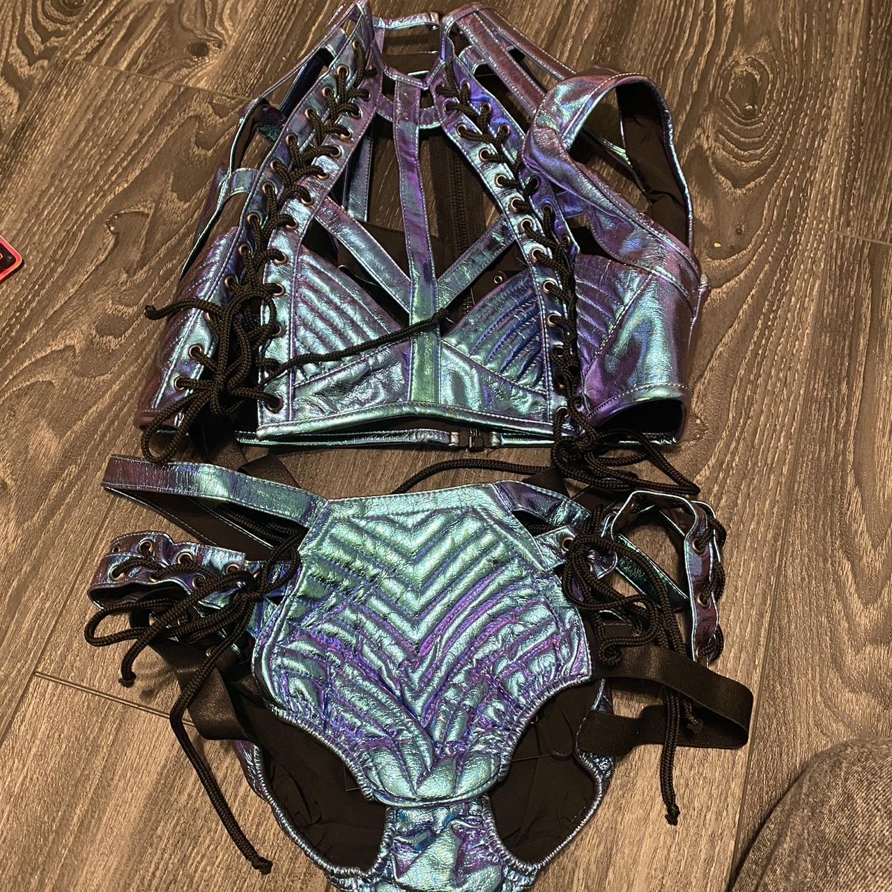 Club exx rave wear. Brand new, never used. Size small - Depop