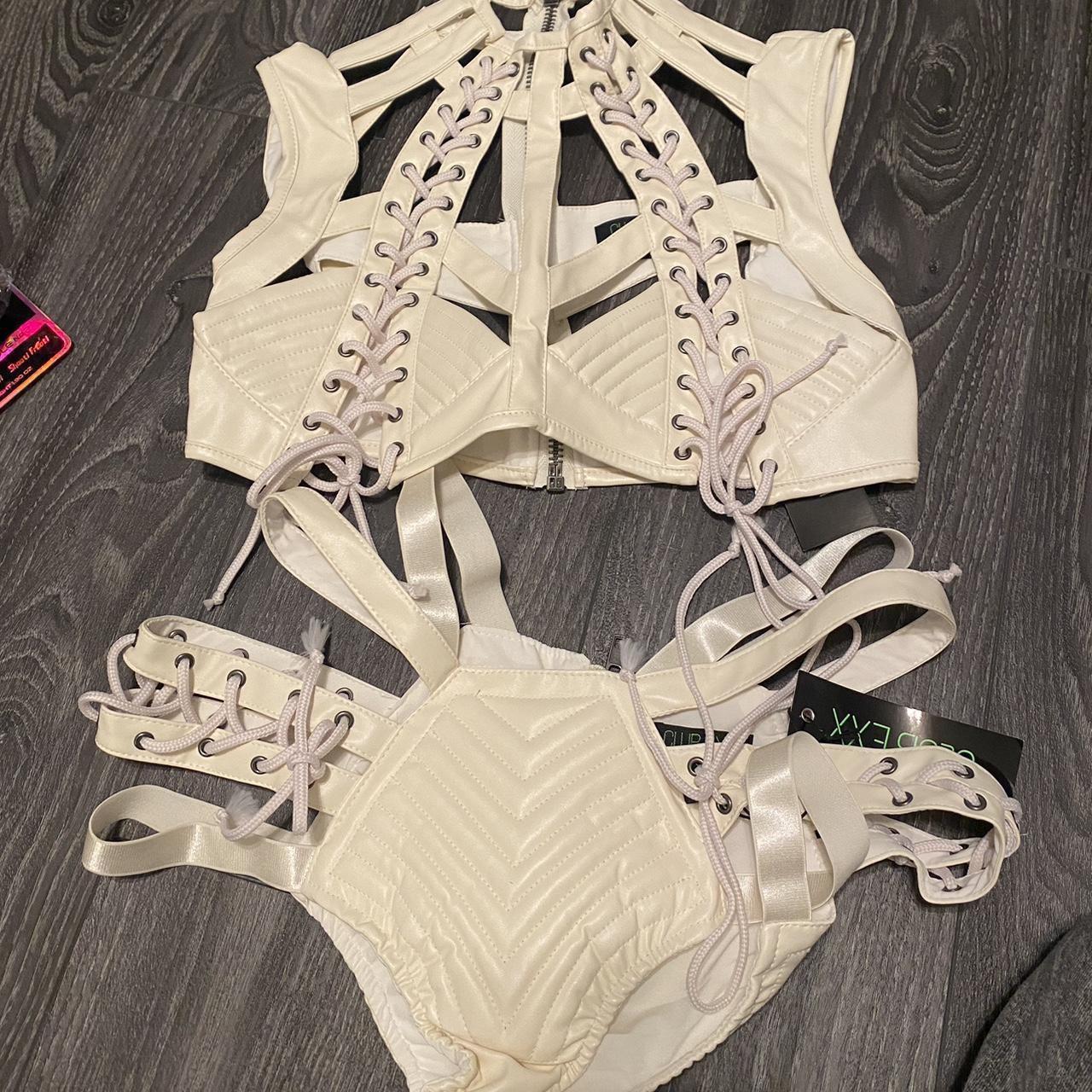 Club exx rave wear. Brand new, never used size... - Depop