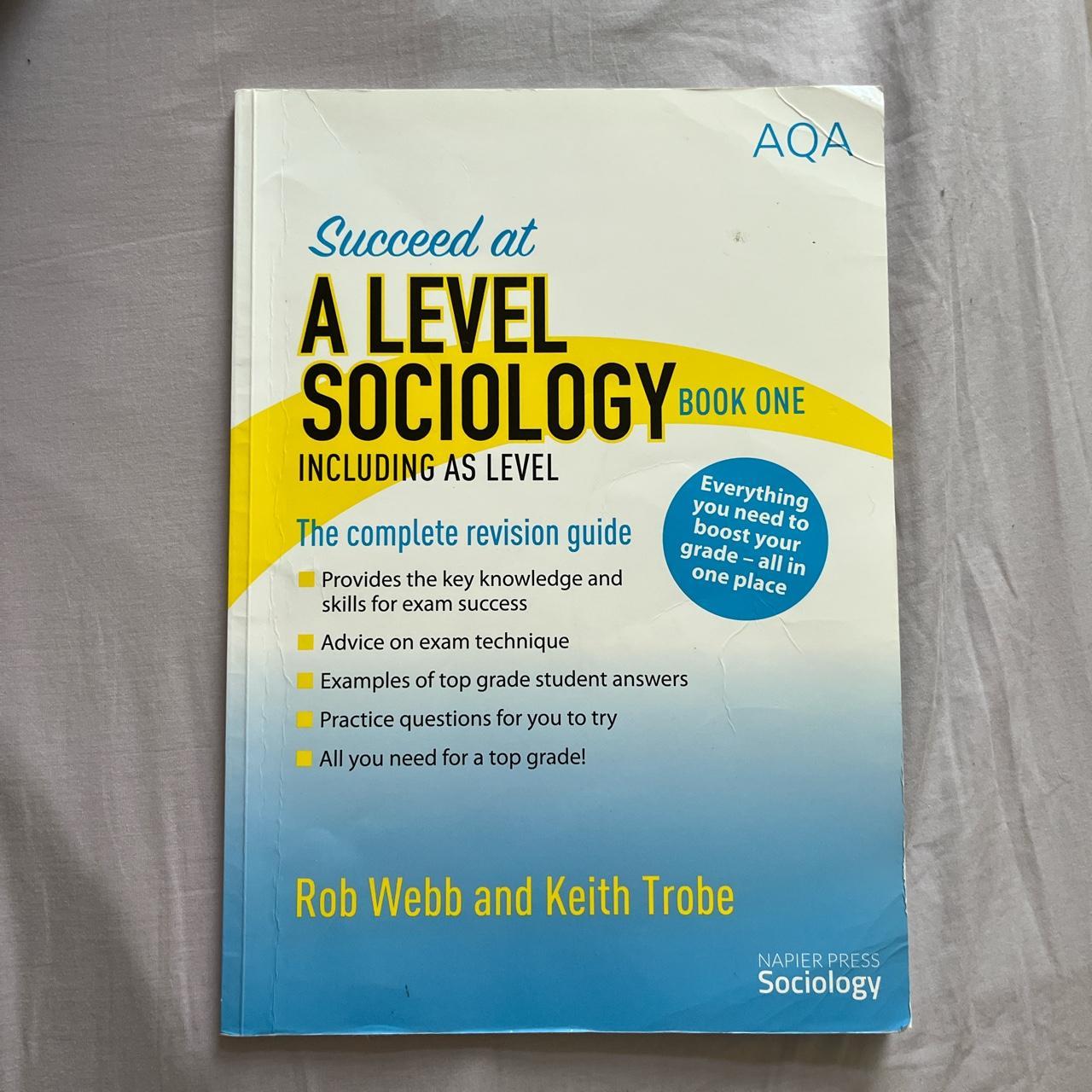 A LEVEL SOCIOLOGY book one Including AS... - Depop