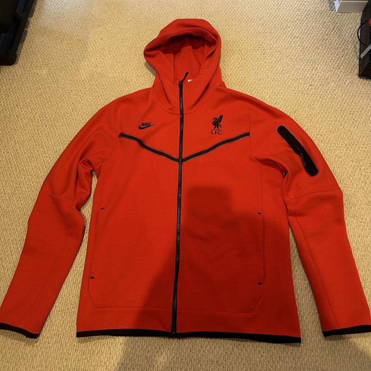 Liverpool red Nike tech fleece From 21/22... - Depop