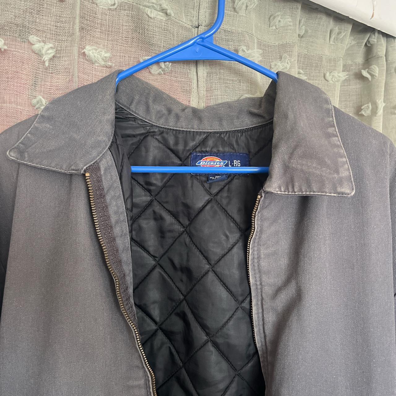 Grey dickies utility jacket Perfect for winter! - Depop