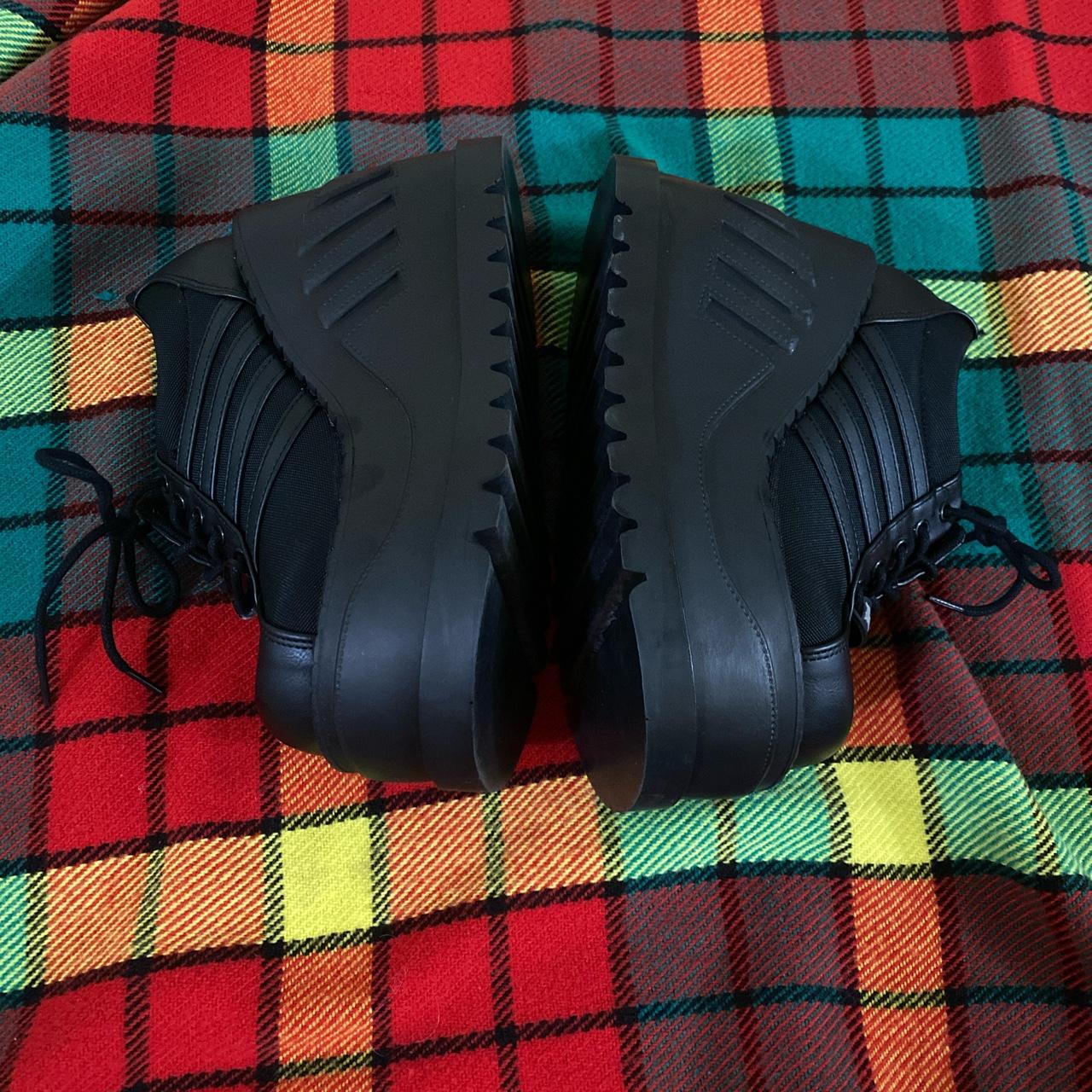 BLACK DEMONIA STOMP INDUSTRIAL GOTH PLATFORMS!... - Depop