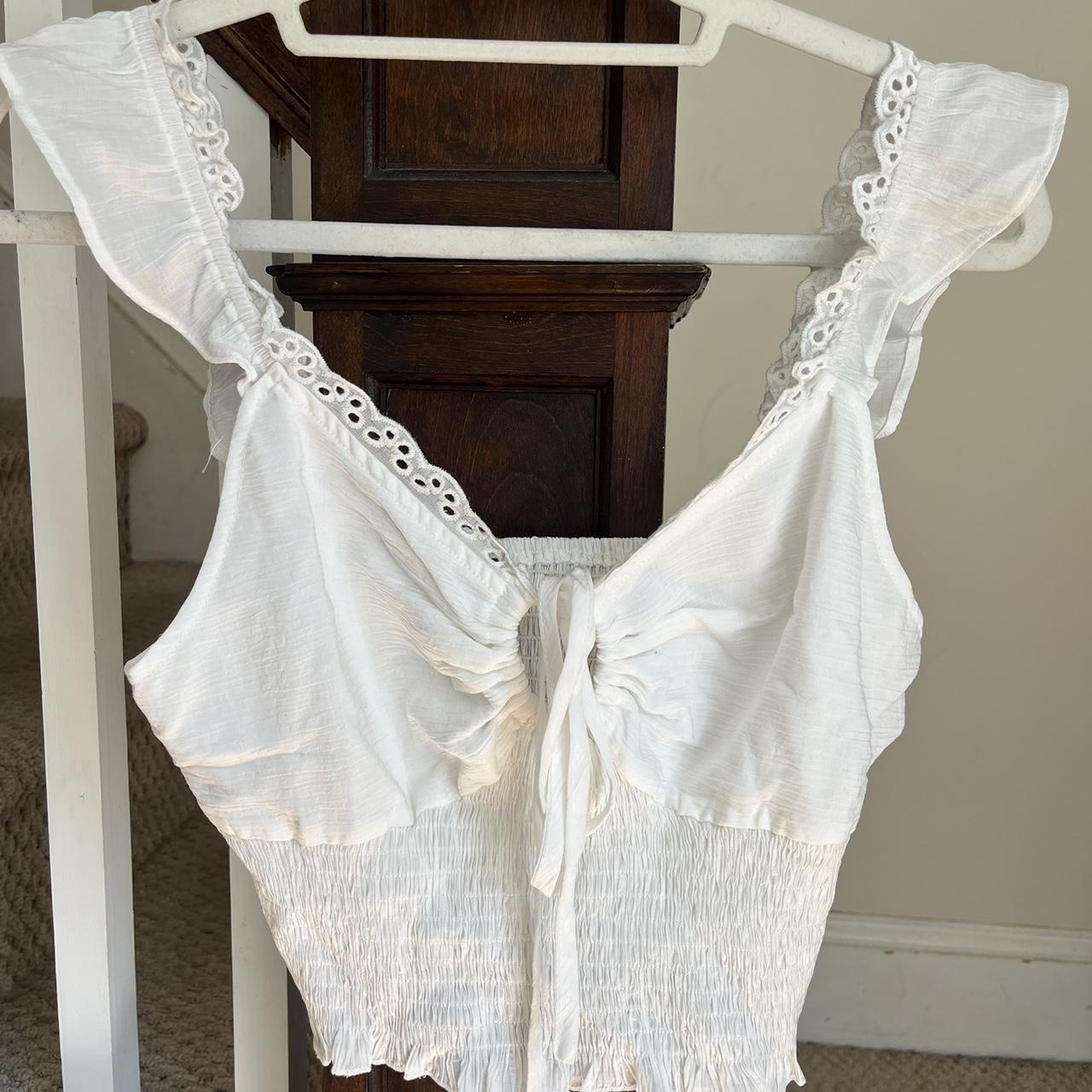 super cute, cottagecore top brand unknown barely... - Depop