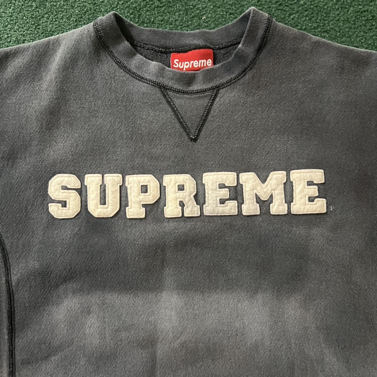 Supreme Vintage Spellout Crewneck Size Xl Fits... - Depop