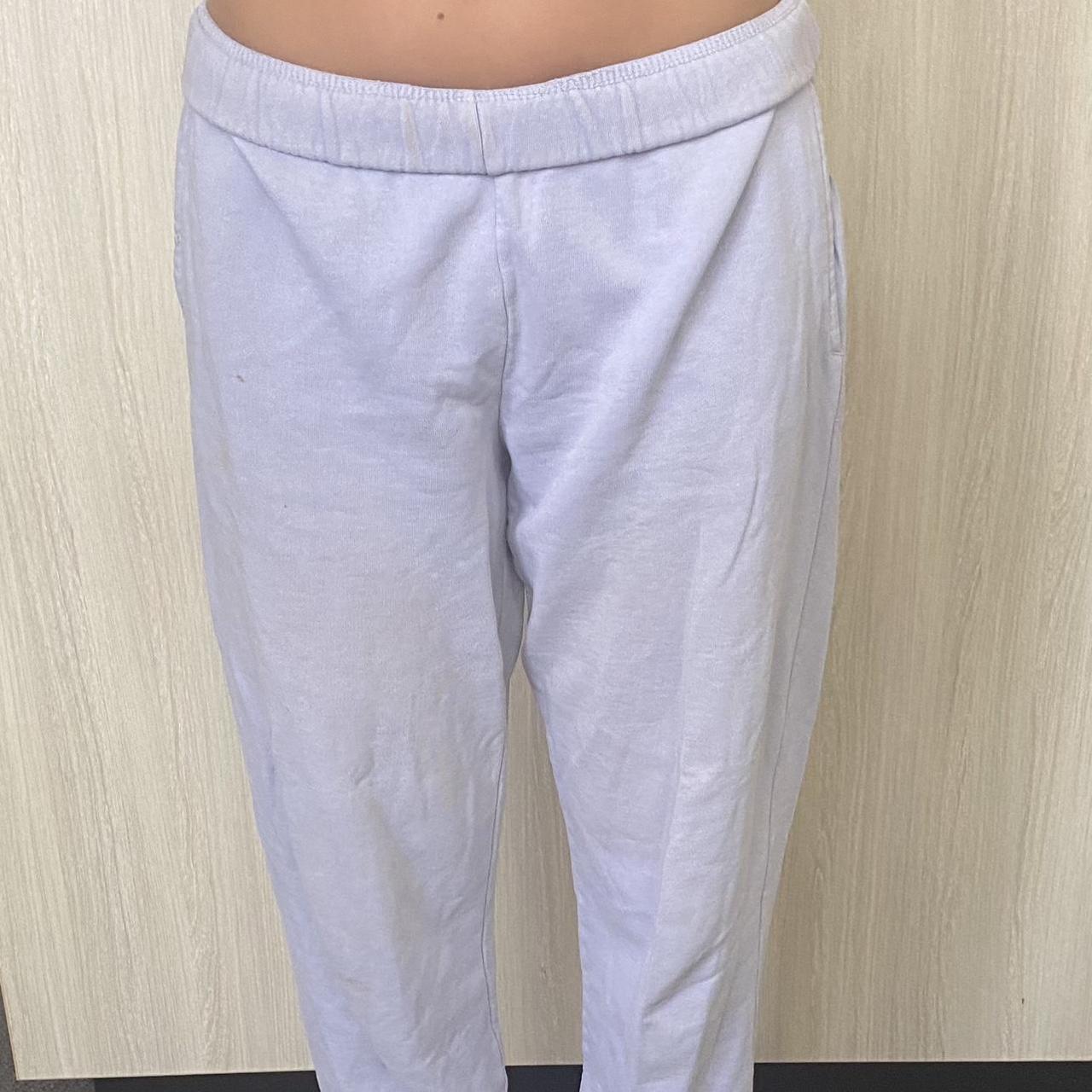 brandy melville trackies - cute lilac colour! bleach... - Depop